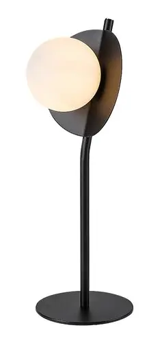 Rabalux Stona lampa Jules, Staklena kugla, 1xG9, 5W, 40cm, Crno-bela