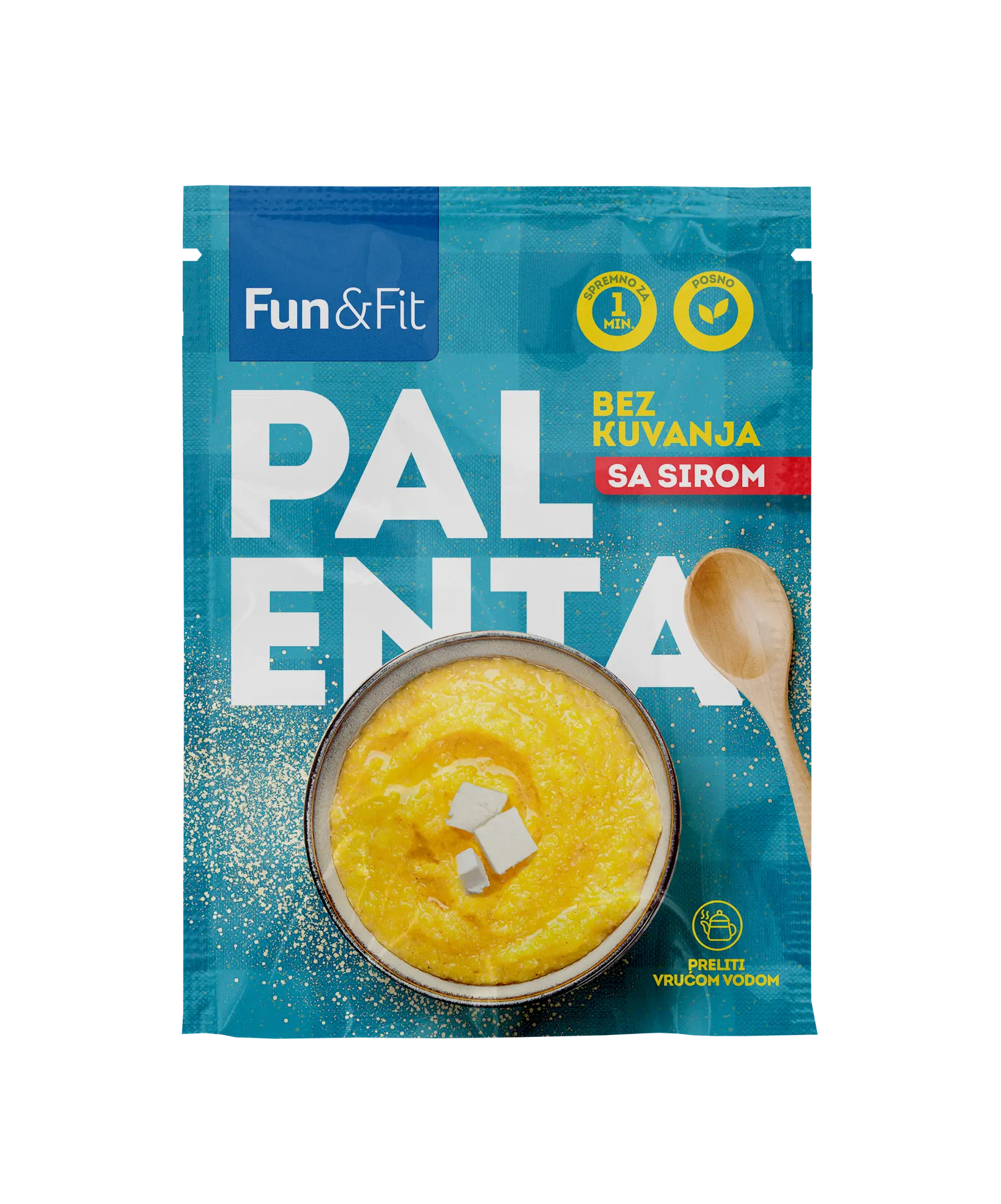 Fun&Fit Palenta sa sirom, 55g