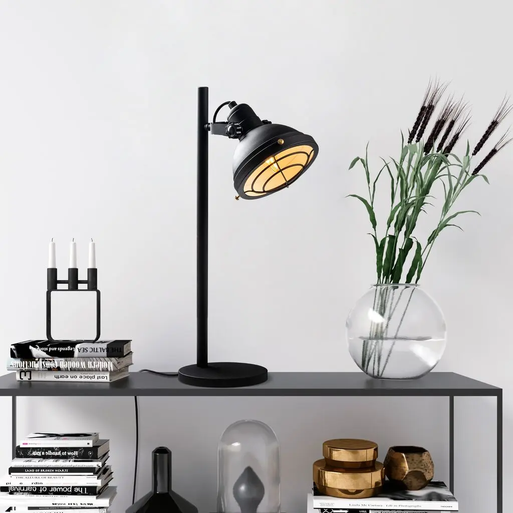 Opviq Stona lampa E14 Socket, Zlatna