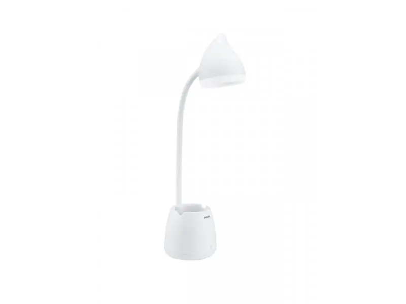 PHILIPS DSK213 Stona svetiljka, Hat, 4.5W, 4000K, USB 02, Bela