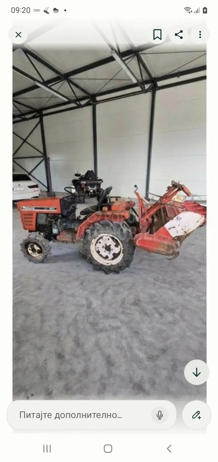 Traktor Yanmar F15d bez kabine