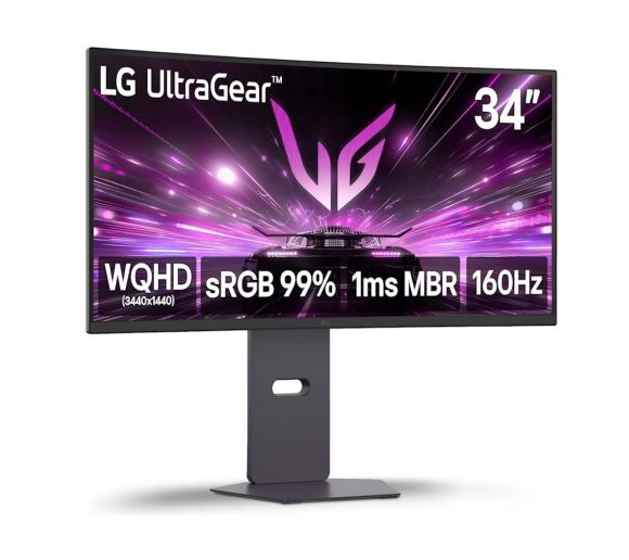 LG - Monitor LG 34G600A 34"/VA,zakrivljen/3440x1440/160Hz/1ms MBR/HDMIx2,DP,USB/G-sync/VESA/zvucnici/crna