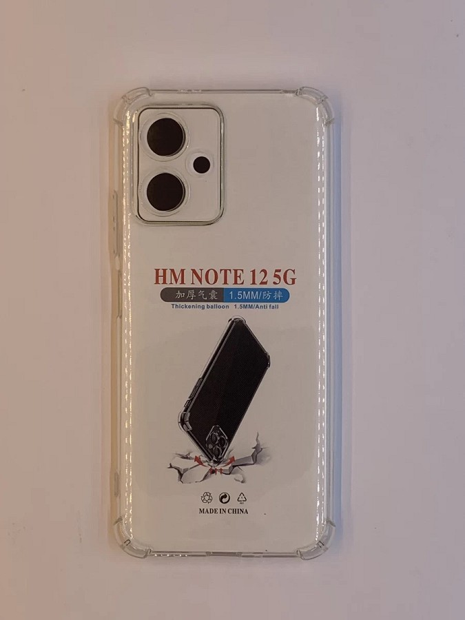 Xiaomi Note 12 5G transparent sa ojačanim ivicama