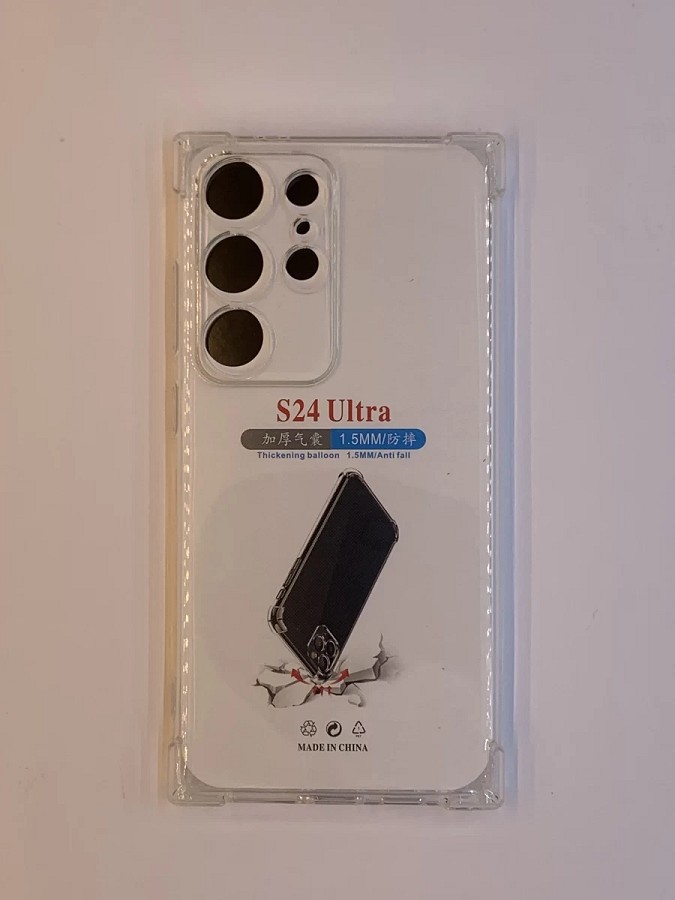Samsung S24 Ultra transparent sa ojačanim ivicama
