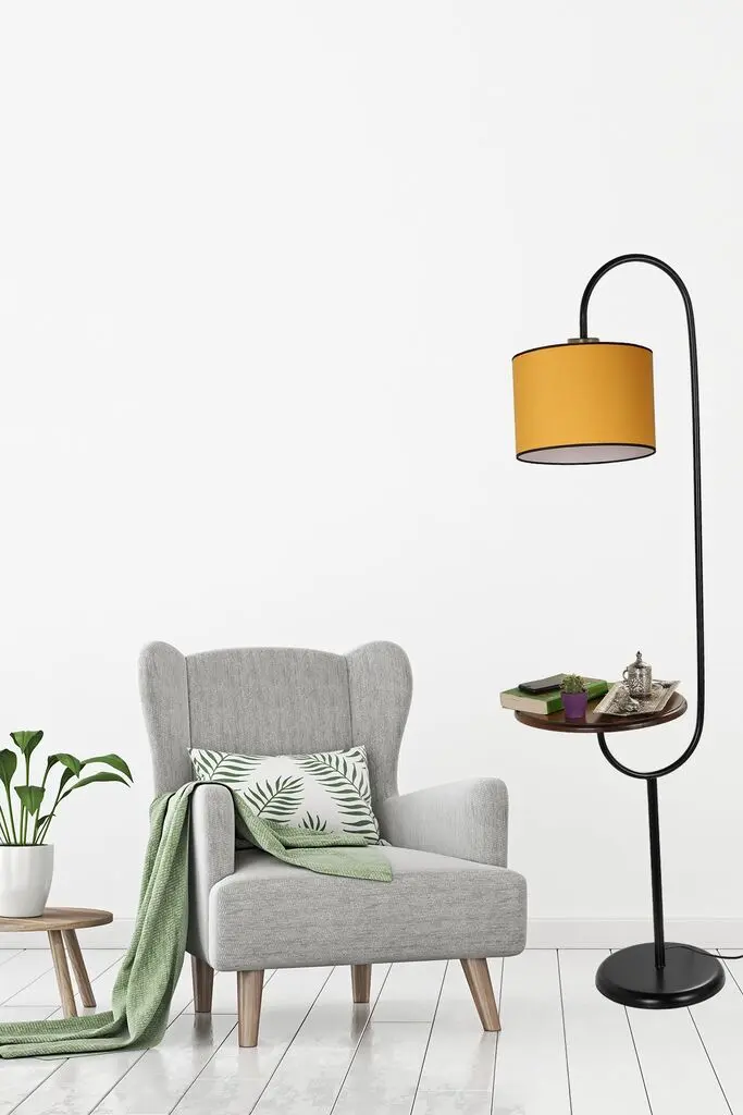 Opviq Podna lampa Zumrut, 160 cm, E27, Žuta