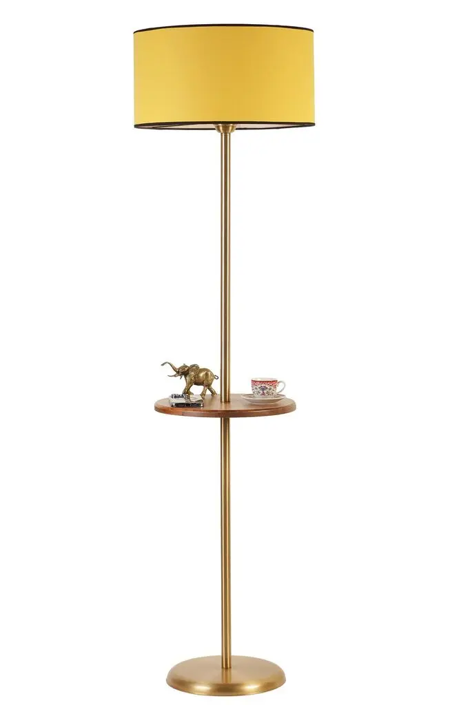 Opviq Podna lampa Mercan, 160 cm, E27, Zlatne boje