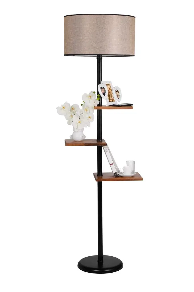 Opviq Podna lampa Moda, 163 cm, E27, Crna