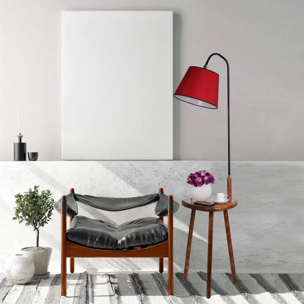Opviq Podna lampa Demet, 160 cm, E27, Lešnik