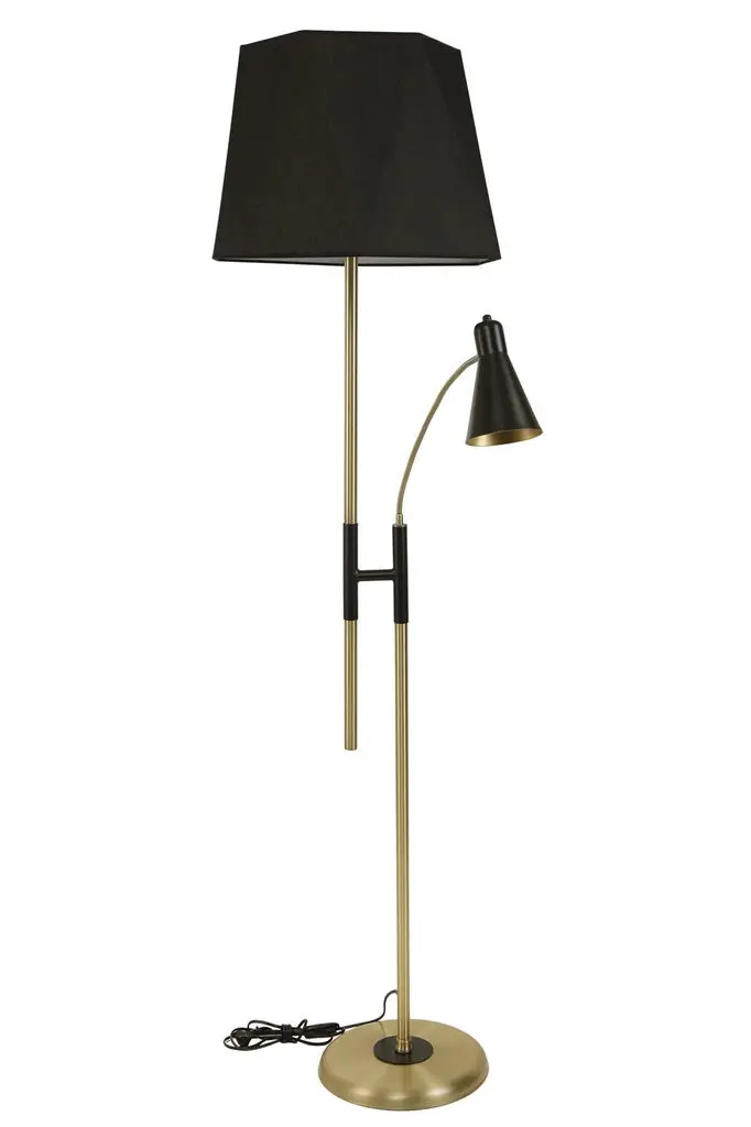 Opviq Podna lampa Forza, 165 cm, E27, Crna