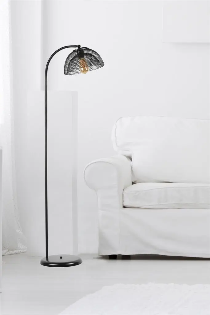 Opviq Podna lampa Azra, 154 cm, E27, Crna
