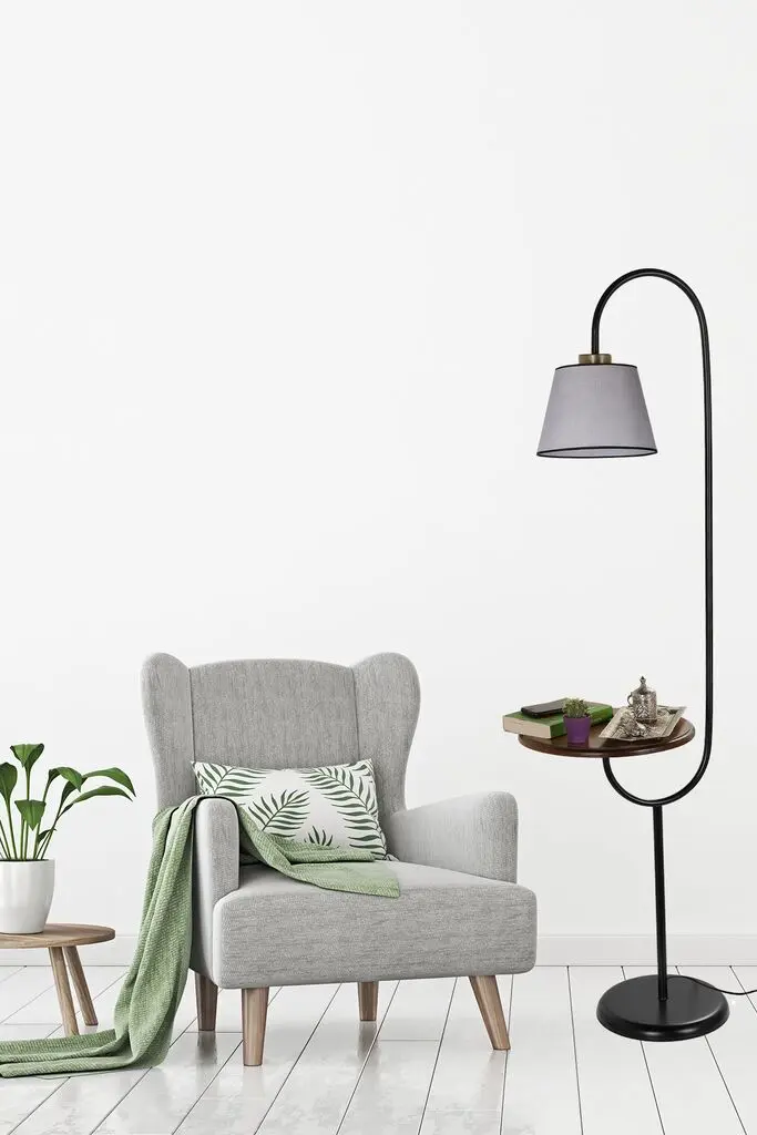 Opviq 534LUN3554 Podna lampa, Bela