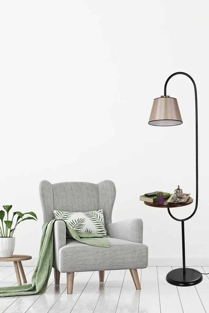 Opviq 534LUN3555 Podna lampa, Krem