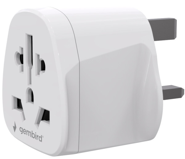 Travel adapter A-AC-UKMINTF Gembird UK suko 10A