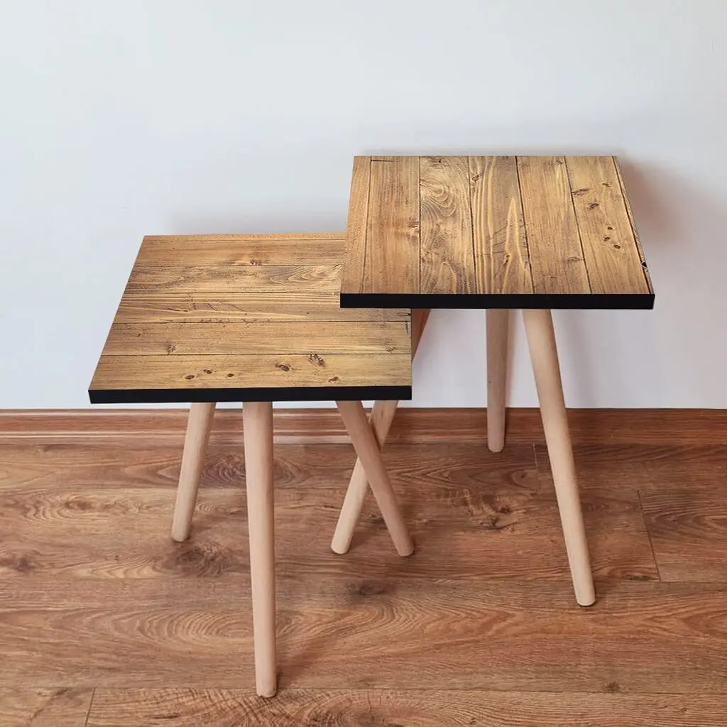 Hanah Home Set klub stočića 2Shp400, 2 komada, Šareni