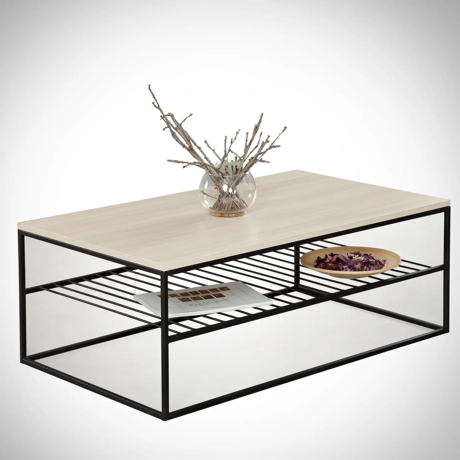 Hanah Home Klub sto Etna 95x43x55cm Hrast