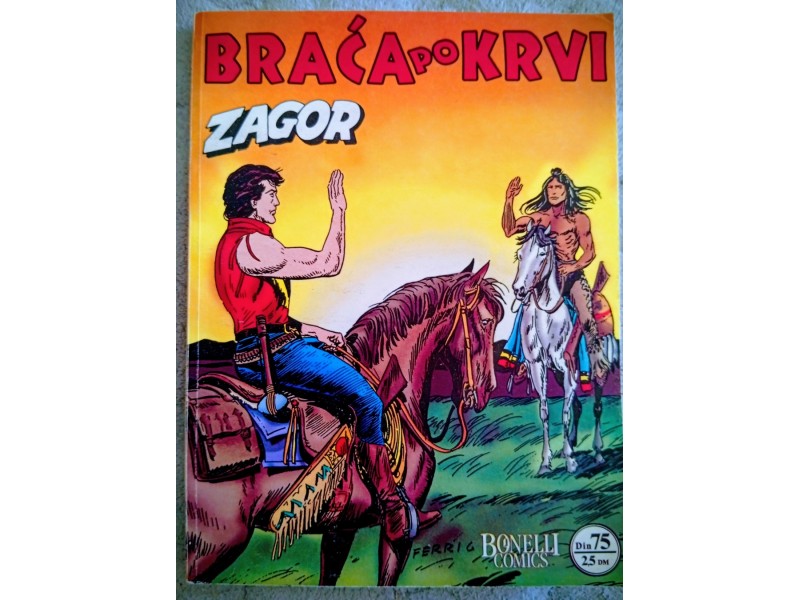 Zagor Bonelli Comics #1, Braća po krvi