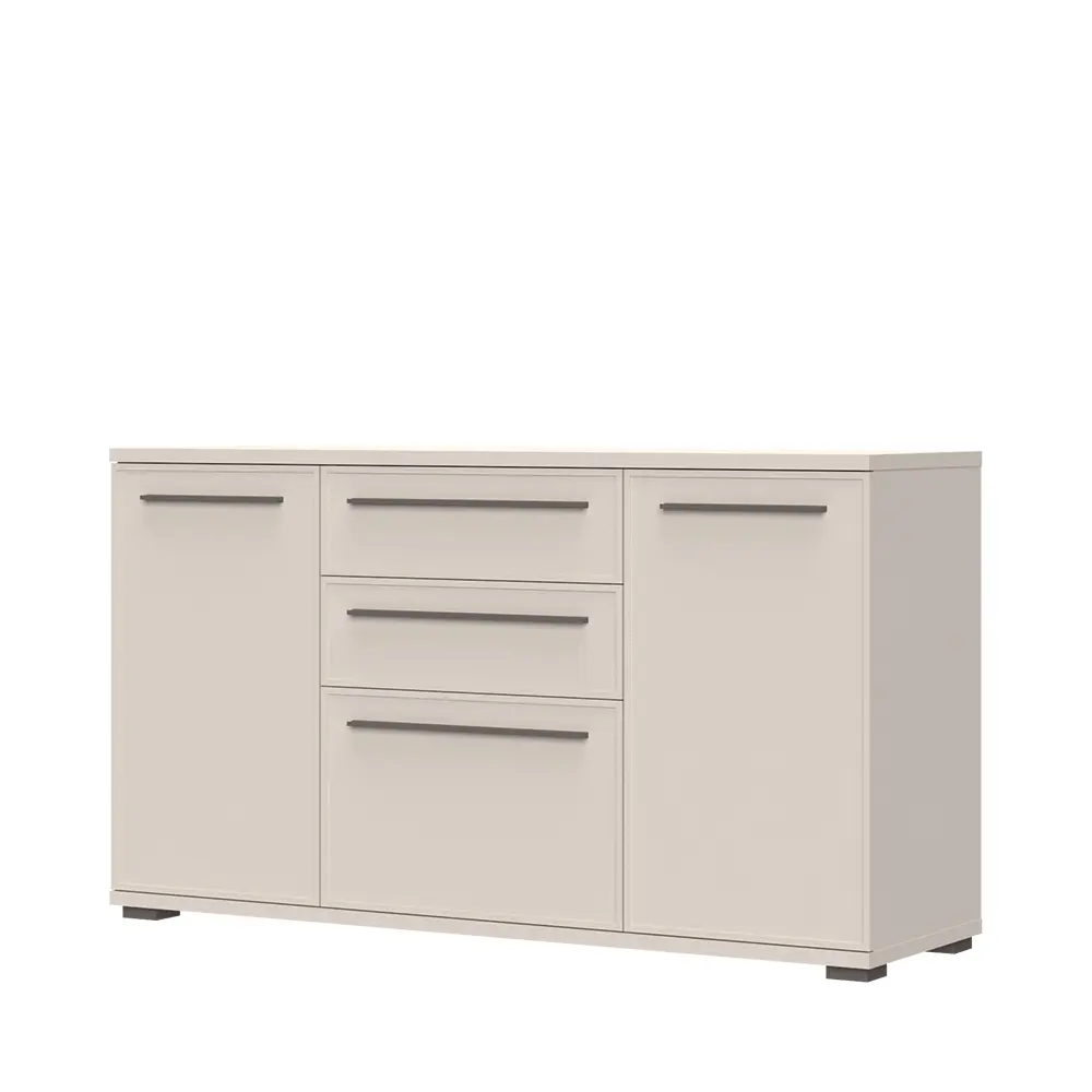 JELA Komoda K150-3K2F/OP - Kolekcija Opera - Kašmir mat lak/Kašmir mat lak - 150x85x46cm