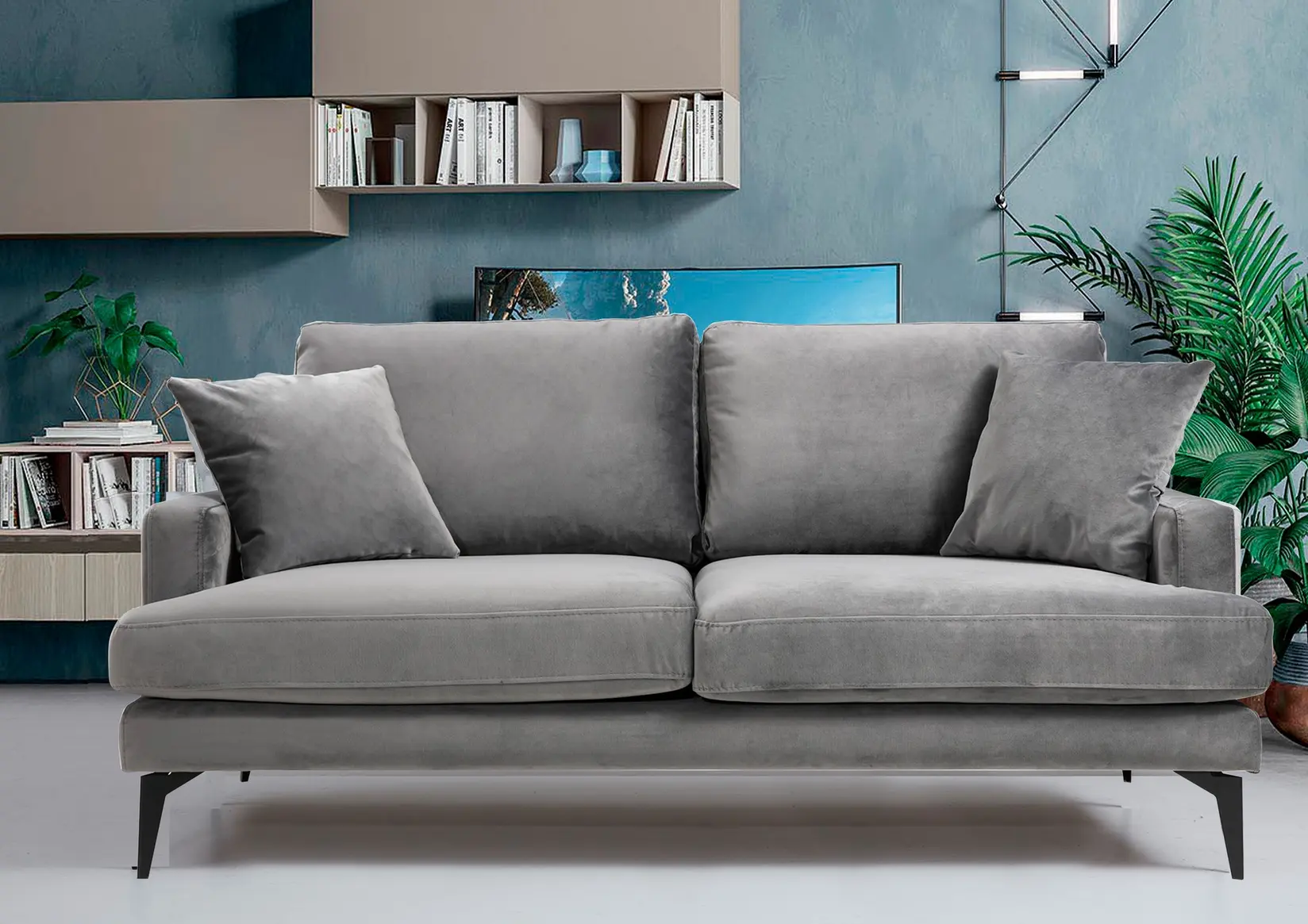 Atelier del Sofa Dvosed Papira Sivi