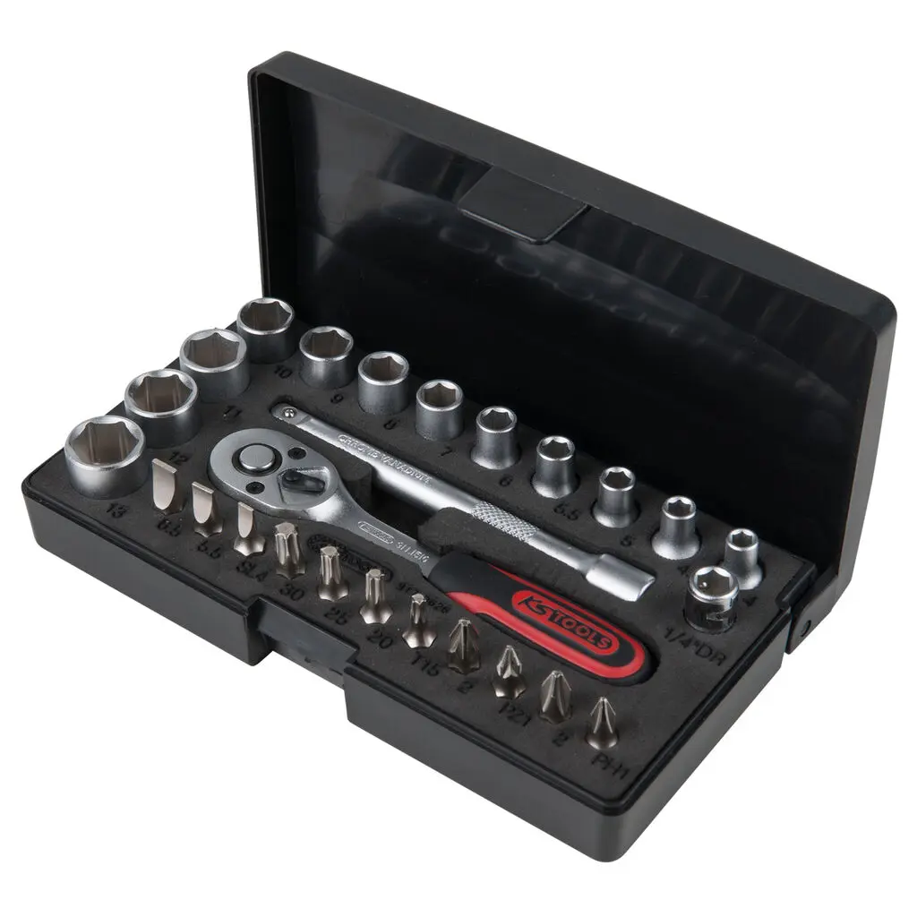 KS Tools Set gedora i bitova 917.0626, 26 komada