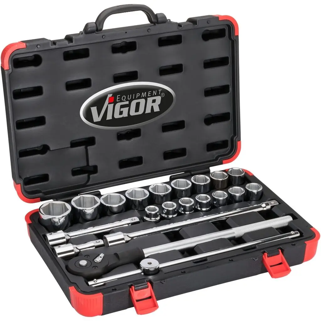 Vigor Set gedora V2318N, 3/4", 21 komad