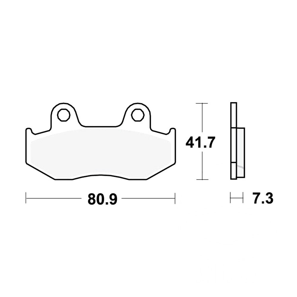 TRW MCB534 Disk pločice za motocikle ( ORGANIC )