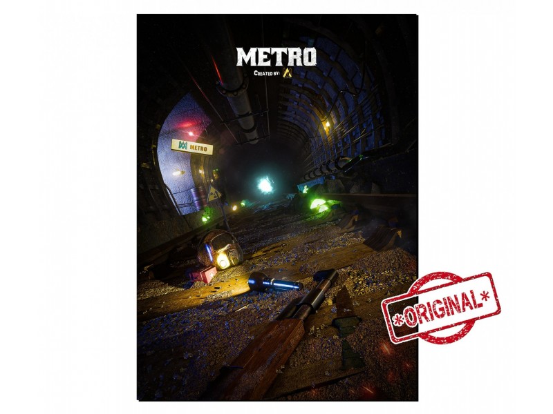 POSTER RAD METRO 2033 - Autorski Rekreirana 3D Scena!