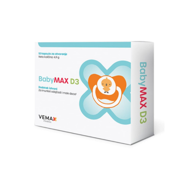 BABYMAX D3 kapsule, 10kom