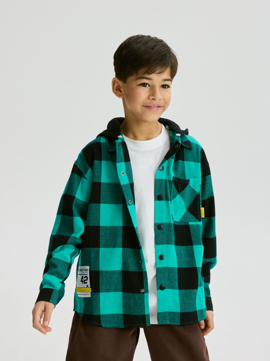 Oversize košulja na kvadrate