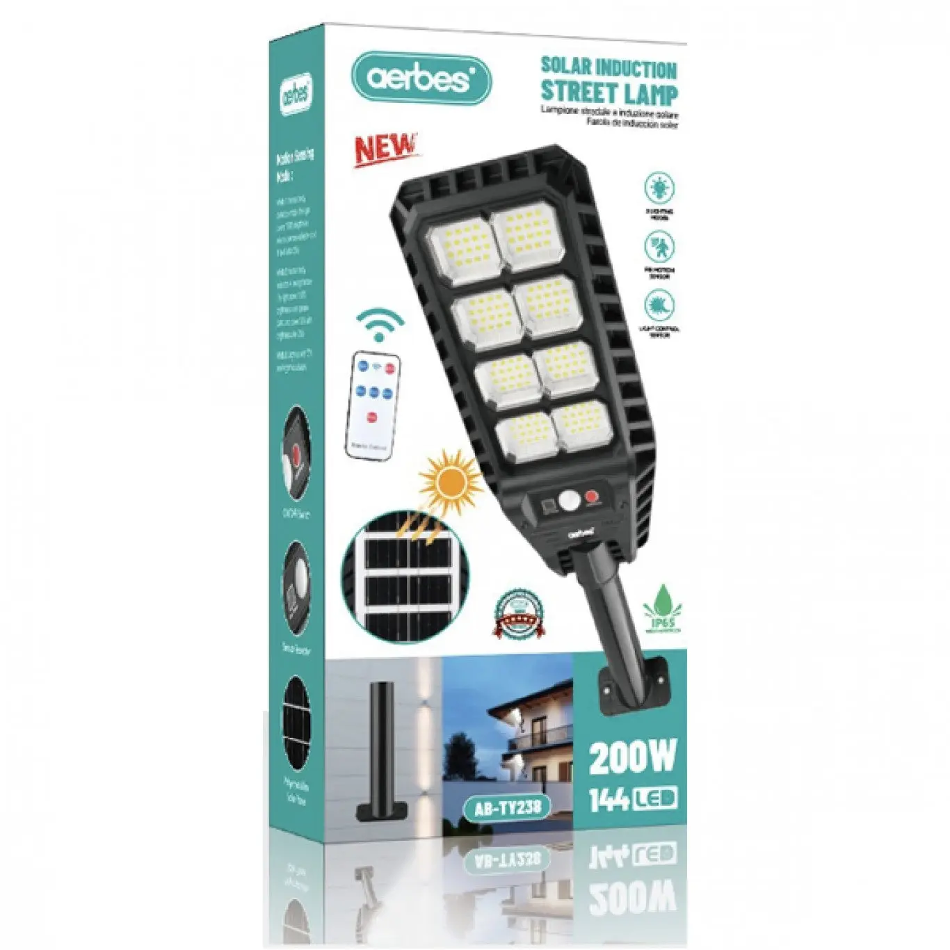 LED Solarni Reflektor AERBES 200W