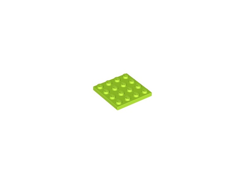 Lego 3031 plate 4 x 4 limeta