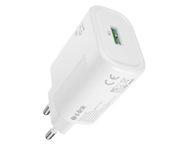 S-link SL-EC40 12W 2400MA kućni punjač za telefon beli