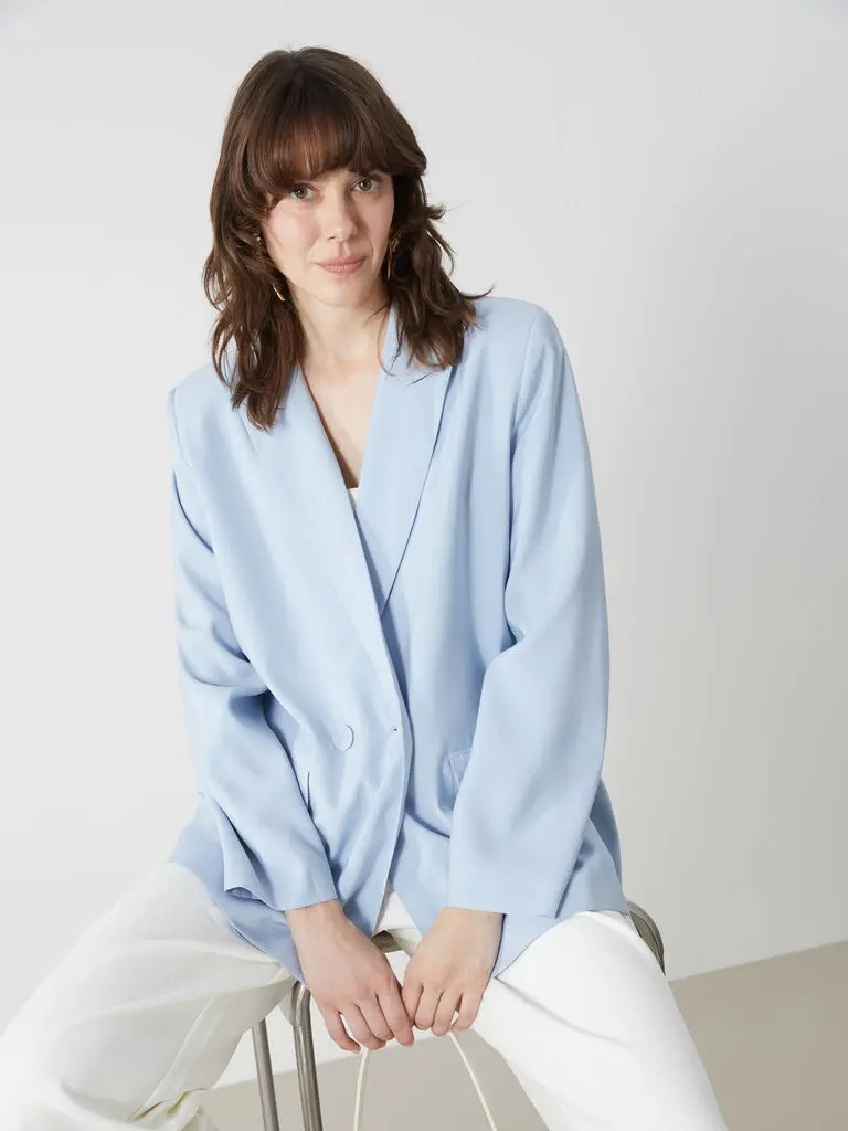 LC Waikiki Ženski sako, S5DJ37Z8-YWH, Plavi