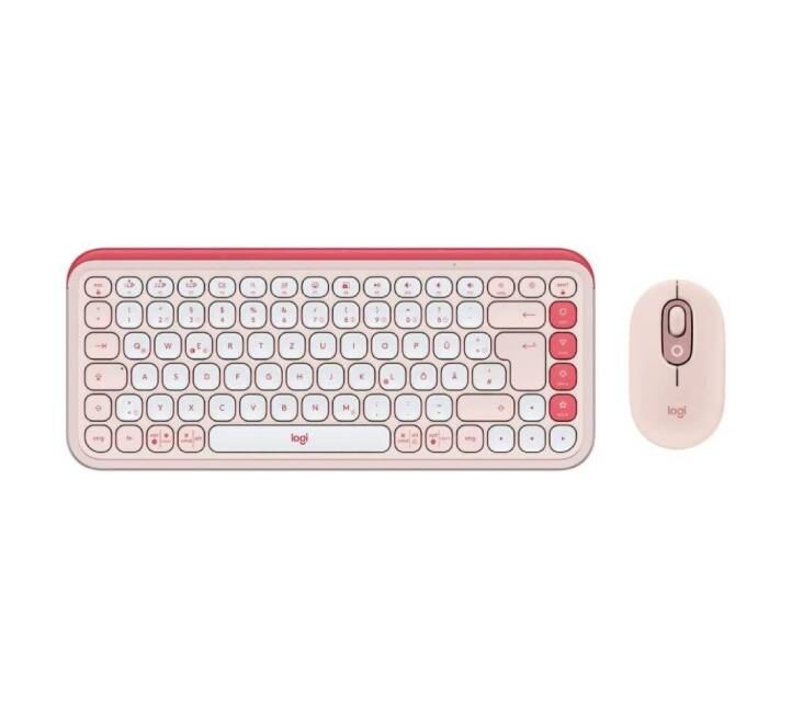 LOGITECH SET TASTATURA + MIŠ POP ICON COMBO ROSE