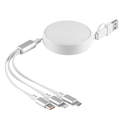 ONES 6IN1, USB KABL ZA PUNJENJE 6 U 1, BELI
