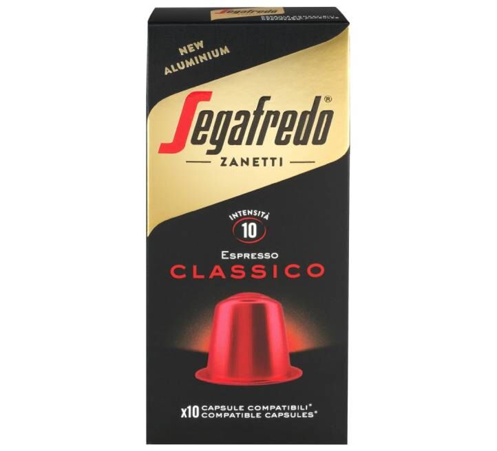Segafredo Nespresso alu kapsule Classico 5,1g x 10