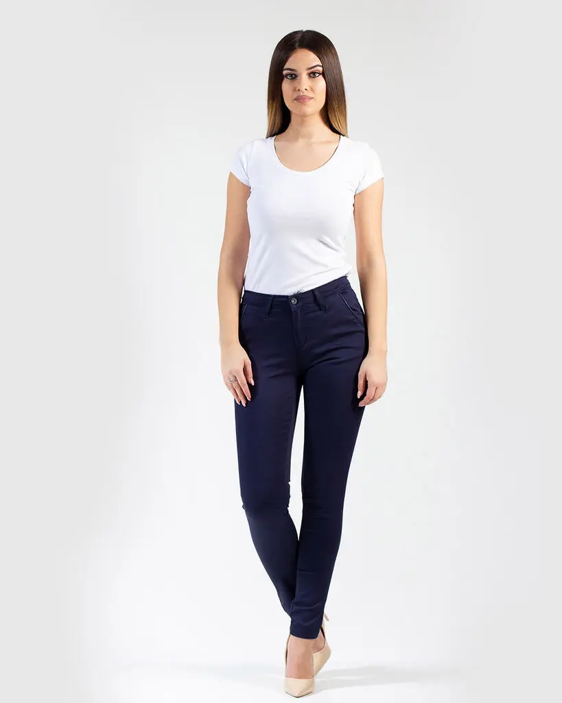 Denistar Ženske pantalone 200-369-1, Regular, Teget