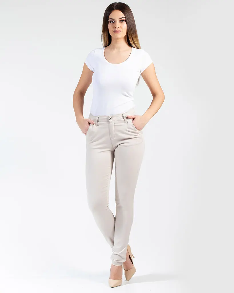 Denistar Ženske pantalone 200-369-7, Regular, Bež