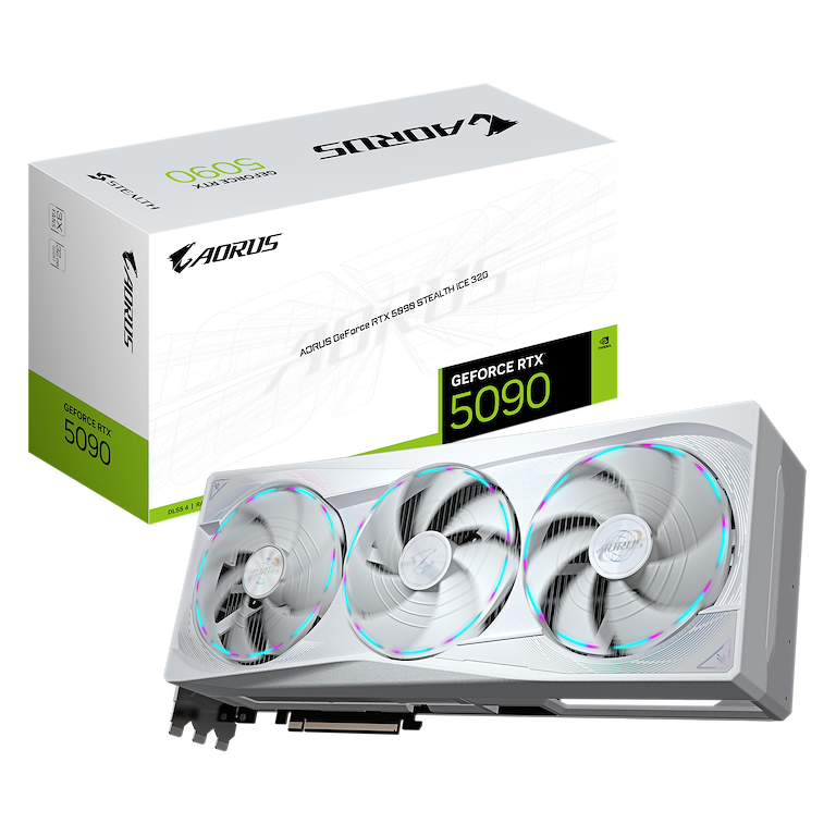 AORUS GeForce RTX 5090 STEALTH ICE 32GB