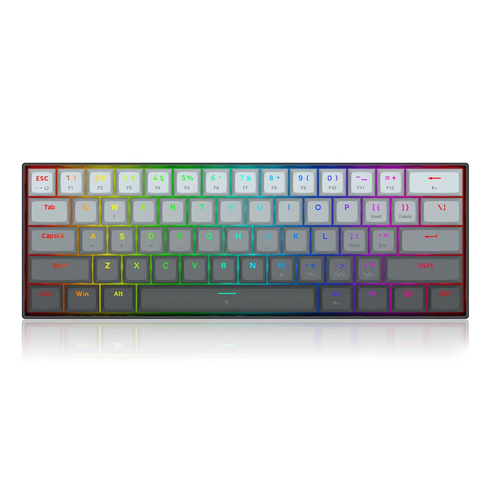 Fizz K617 RGB black, Wired Keyboard, Magnetic