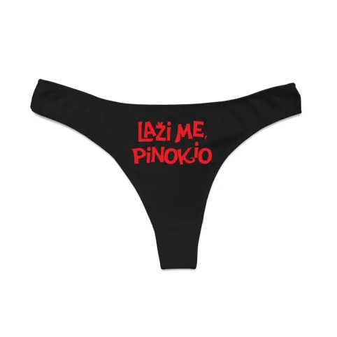 Ženski donji veš Laži me Pinokio cs3063, Crni