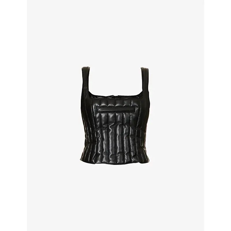 Ienki Ienki Ženski korset DOWNCORSET-BLACK, Crni