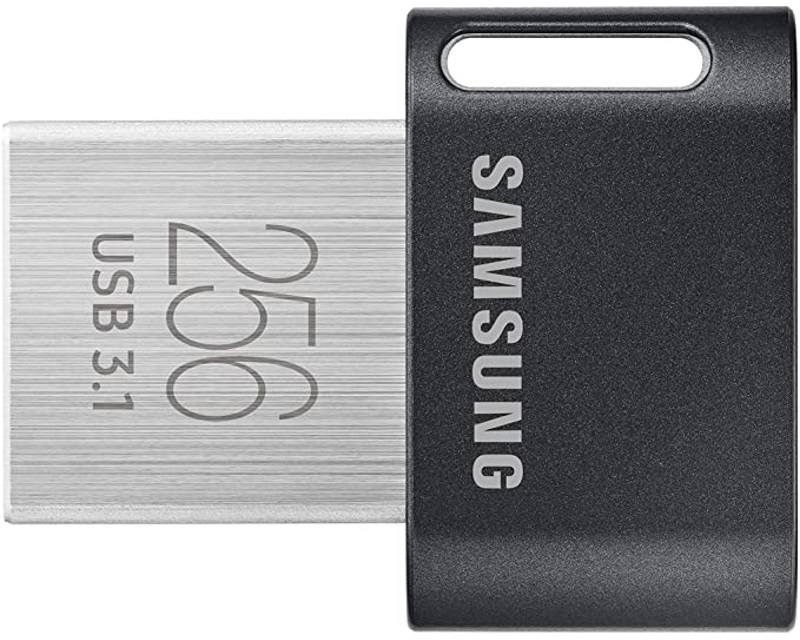 SAMSUNG 256GB USB Flash Drive, USB 3.1, FIT Plus, Read up to 400MB/s, Black
