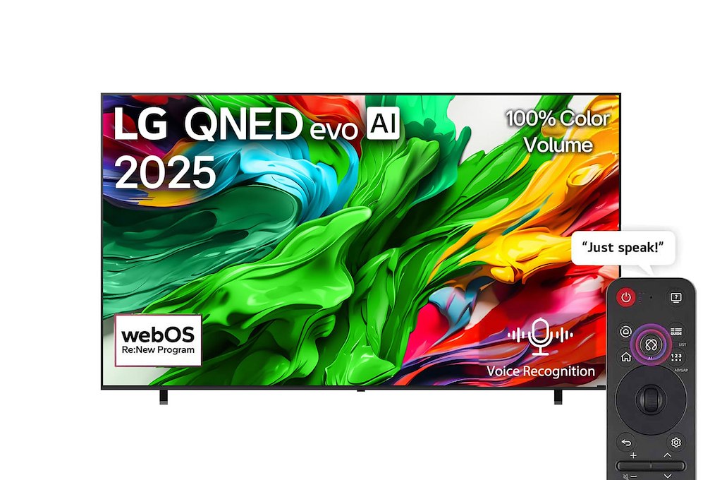 LG Televizor 65QNED87A3B, 65", QNED, 4K HDR Smart TV 2025