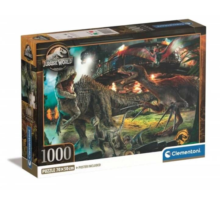 Clementoni Slagalica 1000 delova jurassic world