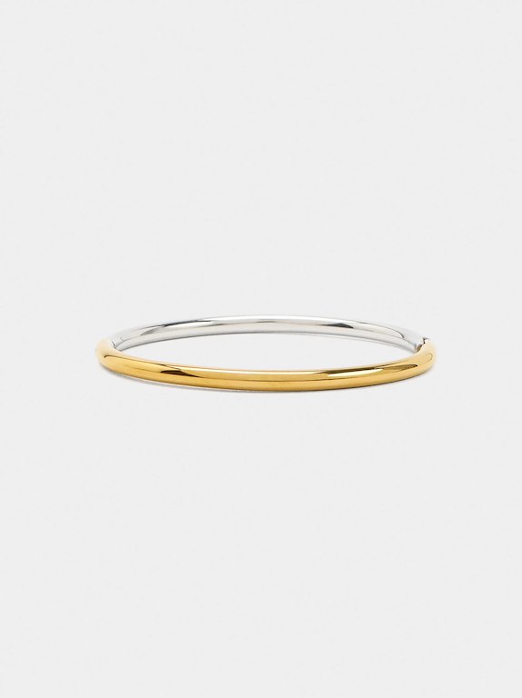TUBULAR BICOLOR BRACELET - STAINLESS STEEL