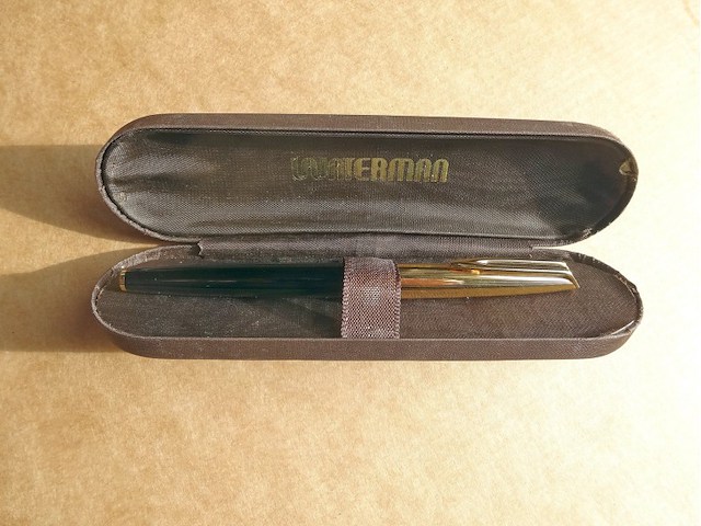 Waterman C/F nalivpero 18k - 750 zlatni vrh u kutiji