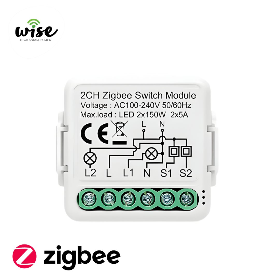 Wise Zigbee modul prekidač SK
2 kanala,  WSHP32-Z