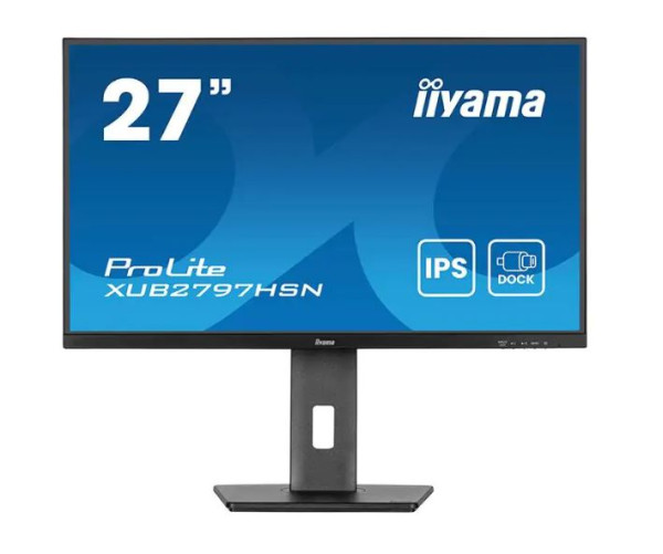 MONITOR 27″ IIYAMA XUB2797HSN-B2 IPS 1920×1080/100HZ/1MS/HDMI/DP/VGA/AUDIO
