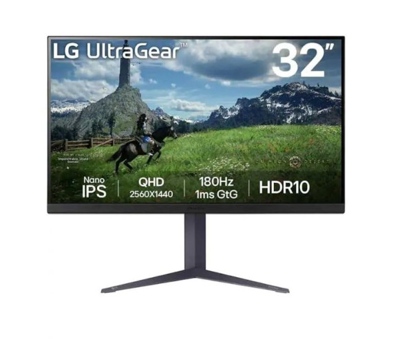 MONITOR LG 32GS85Q-B 31.5″/IPS/2560×1440/180HZ/1MS GTG/HDMIX2,DP,USB