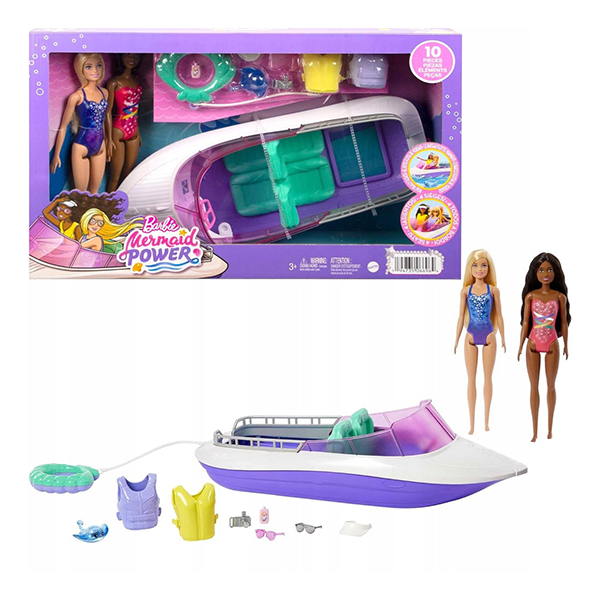 Barbi set sa čamcem Barbie 088478